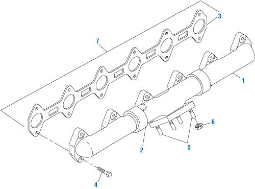 PAI 440112 NAVISTAR 1821642C3 TURBO STUD M10 X 1.25 / 1.50 X 45M (USA ...