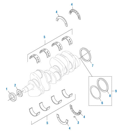 PAI 636007 DETROIT DIESEL 5116224 FRONT OIL SEAL (STD) (53) (USA ...