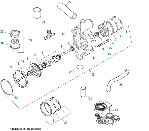 6 PACK PAI 621264 DETROIT DIESEL 23512048 SEAL RING SERIES 50 / 60 USA ...
