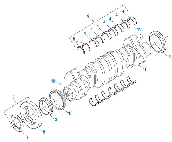 PAI 336013 CATERPILLAR 1425867 FRONT CRANKSHAFT SEAL (4P2733, 2W1733 ...
