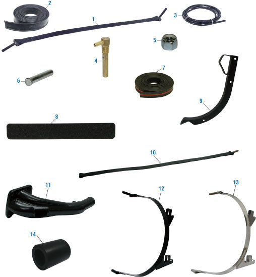 PAI 803920 MACK 8MB340BM4 TANK SUPPORT STRAP ASSY (CH / CL / CX) (OEM ...