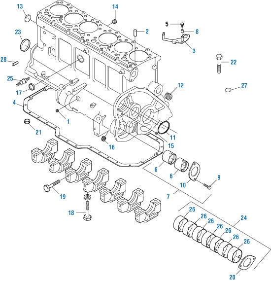PAI ECB-8700 CAMSHAFT BEARING KIT FOR MACK E7 / E-TECH / ASET ENGINES ...