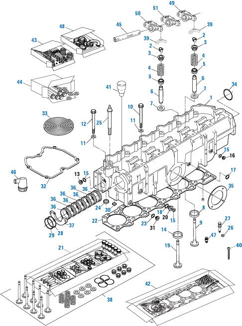 PAI 331630 CATERPILLAR 2720390 VALVE COVER BASE GASKET 2.78M C15, 3456 ...