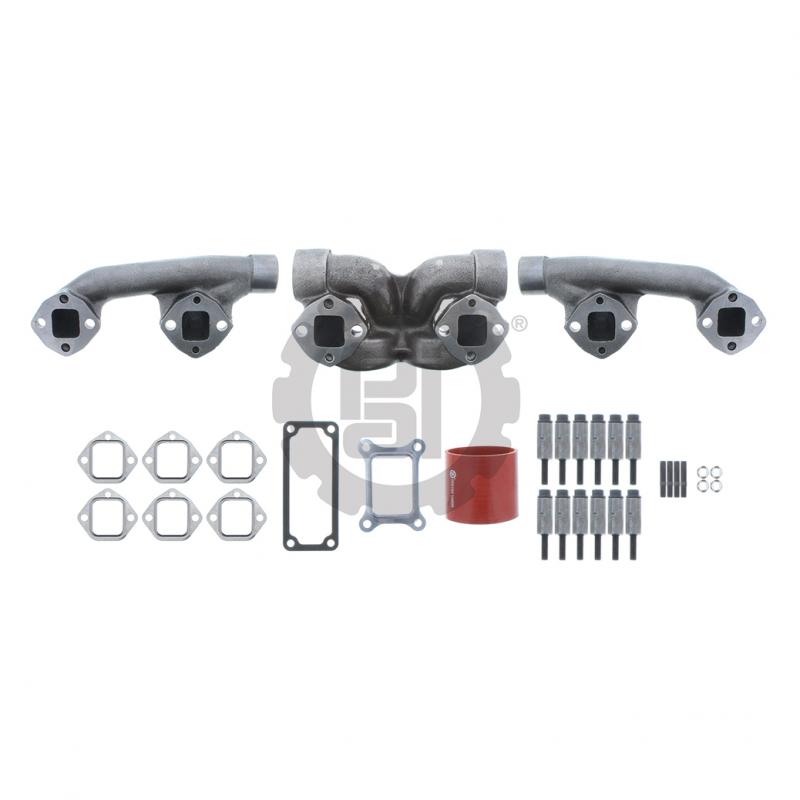 PAI 181005 EXHAUST MANIFOLD KIT CUMMINS N14 3062568, 3065022, 3065024 ...