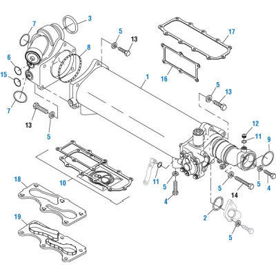 Cat C13 Twin Turbo Diagrams