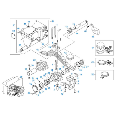 PAI EM49100 MACK 10QK370 UPPER INSULATOR (44,000 LB) (25115012 ...
