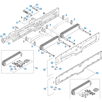 PAI 131667 CUMMINS 3104232 OIL COOLER GASKET (ISX) – Woodline Parts