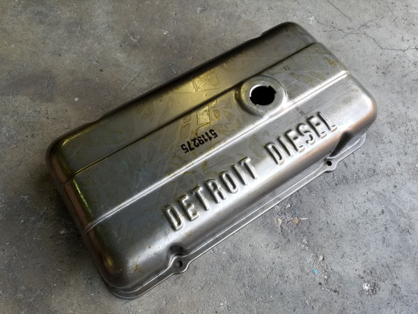 5119275 NEW GENUINE DETROIT DIESEL ROCKER COVER (W/FILLER) (353 / 6V53 ...